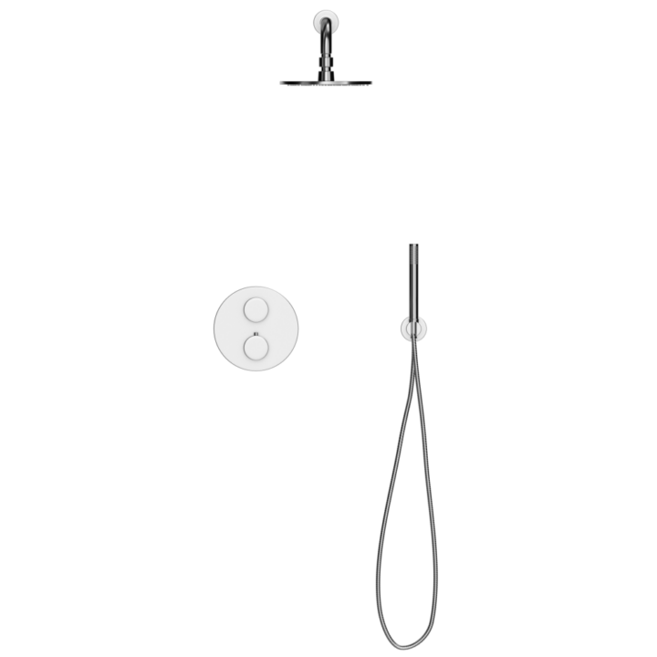 Brushed stainless steel - Duten