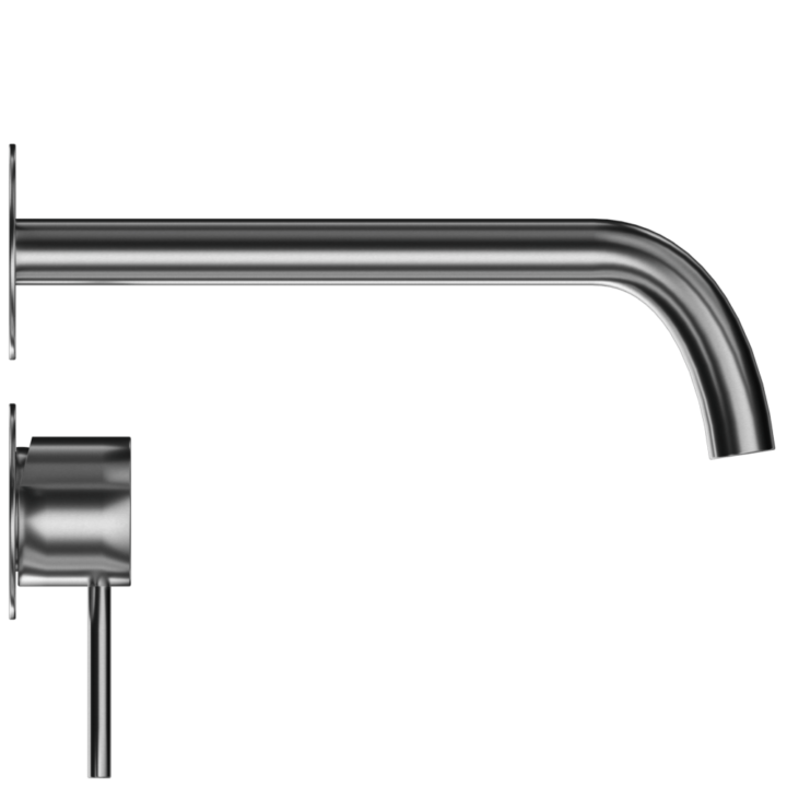 Brushed stainless steel - Duten