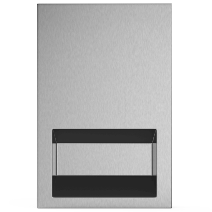 Brushed stainless steel - Duten