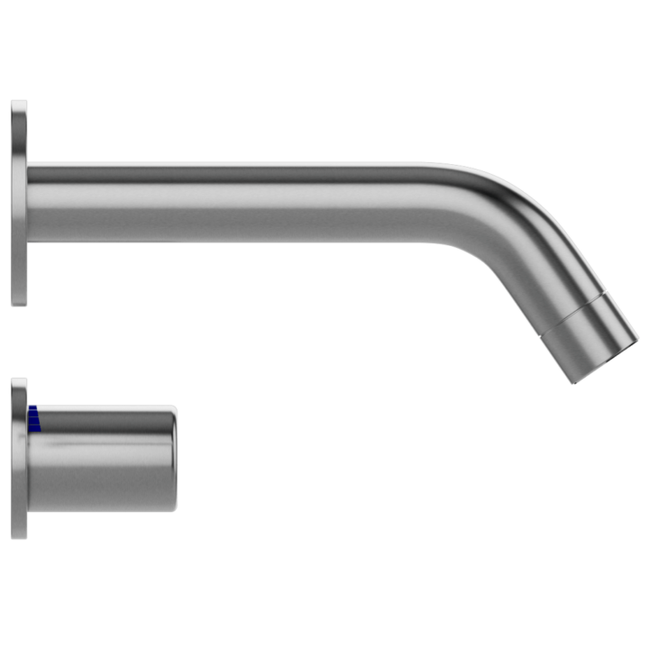 Brushed stainless steel - Duten